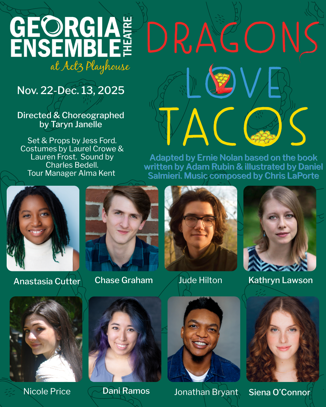 Georgia Ensemble Theatre – Dragons Love Tacos